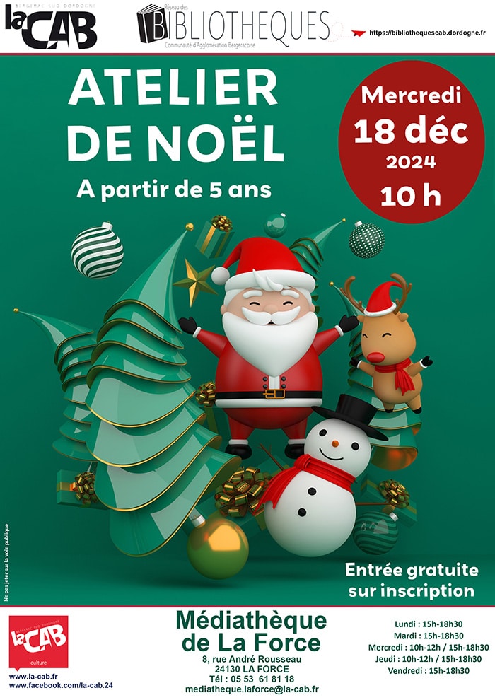 Atelier de noël - Site Internet de la Communauté d'Agglomération ...